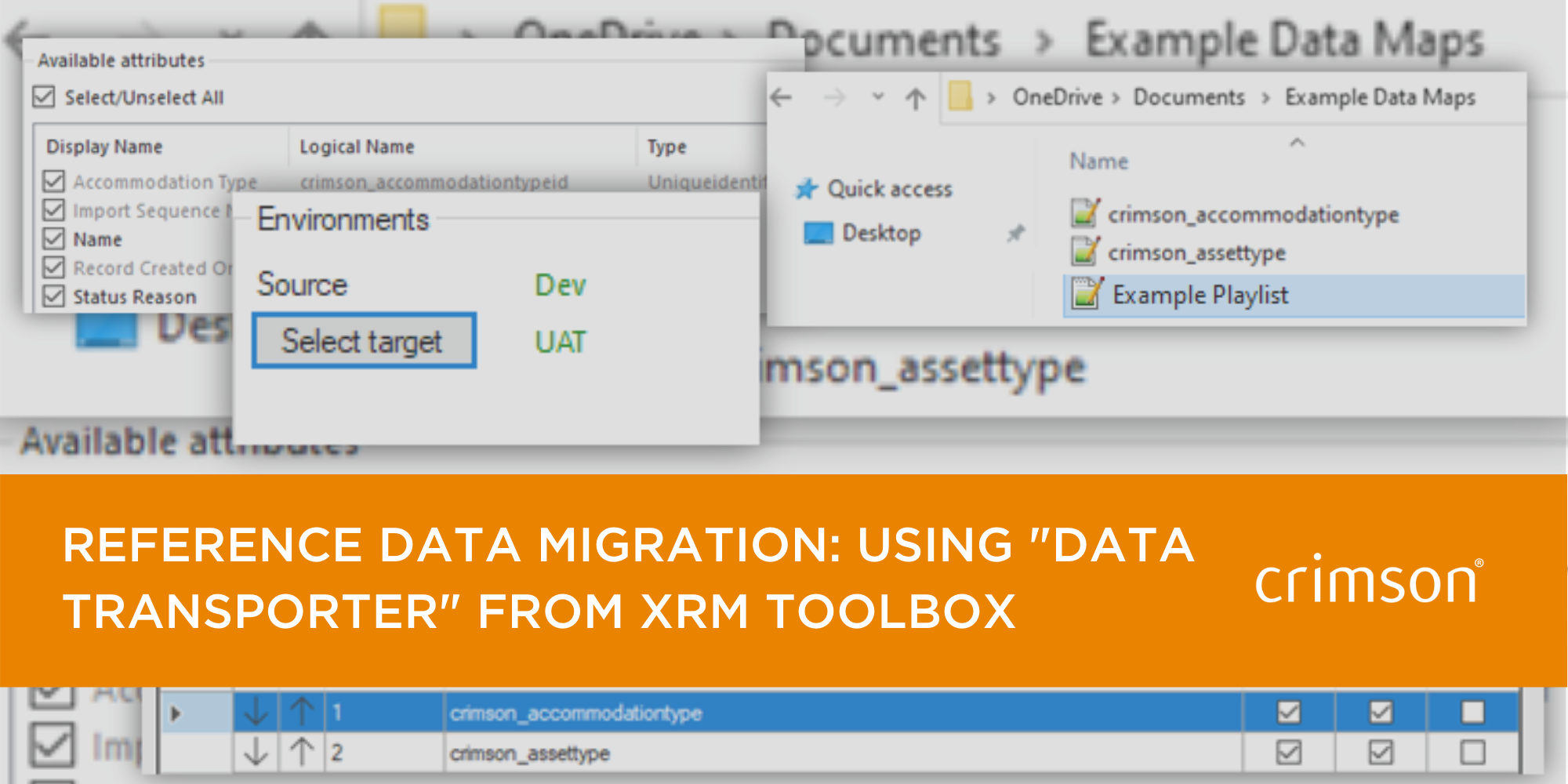 Reference Data Migration: Using Data Transporter from xRM Toolbox